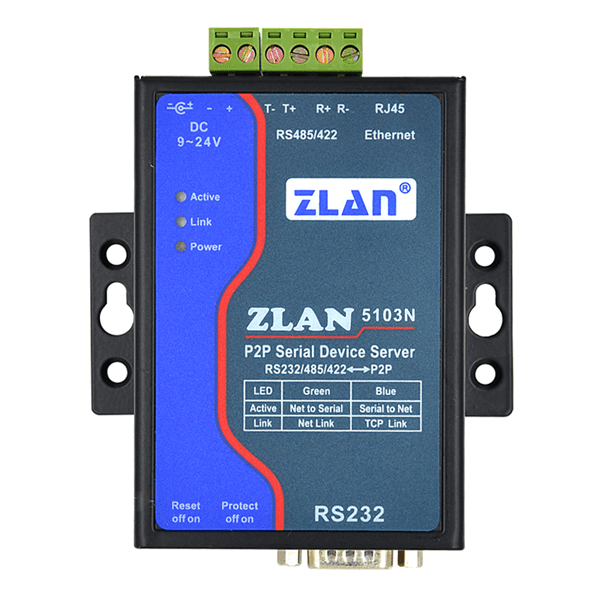 Serial port server RS232/485/422 to Ethernet serial port to RJ45 Device ...