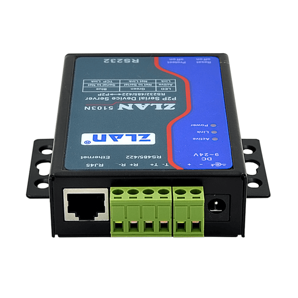 Serial port server RS232/485/422 to Ethernet serial port to RJ45 Device ...