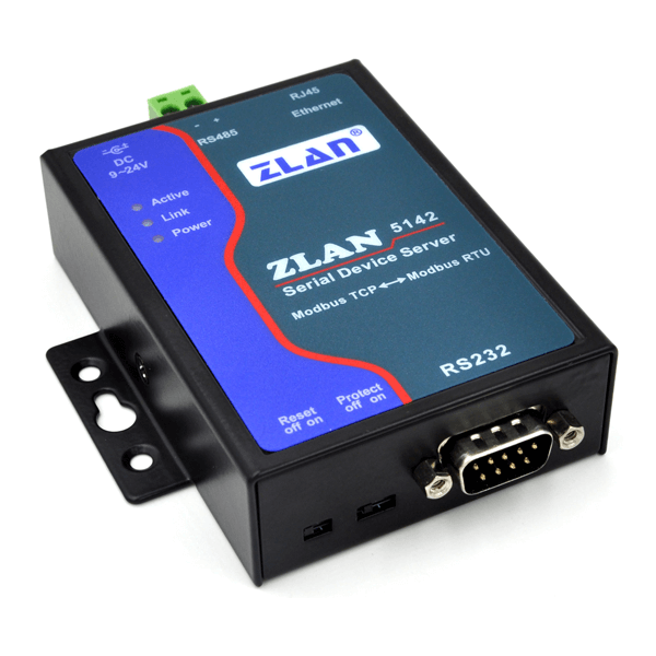 Modbus TCP转Modbus RTU，Modbus TCP转RS232，Modbus TCP转RS485